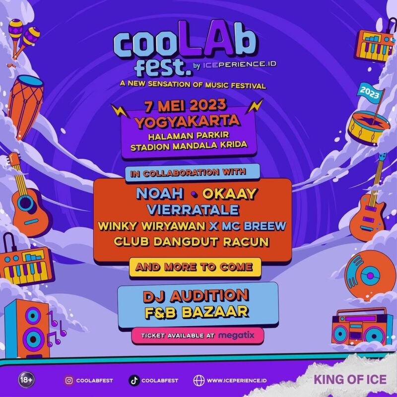 NOAH on CooLab Fest Jogja 7 Mei 2023 - Info Konser Musik